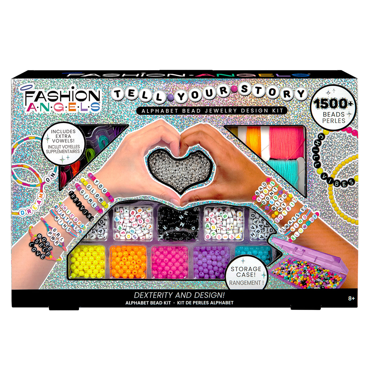 Tell Your Story Alphabet Bead Set -1500+beads – Fashion Angels