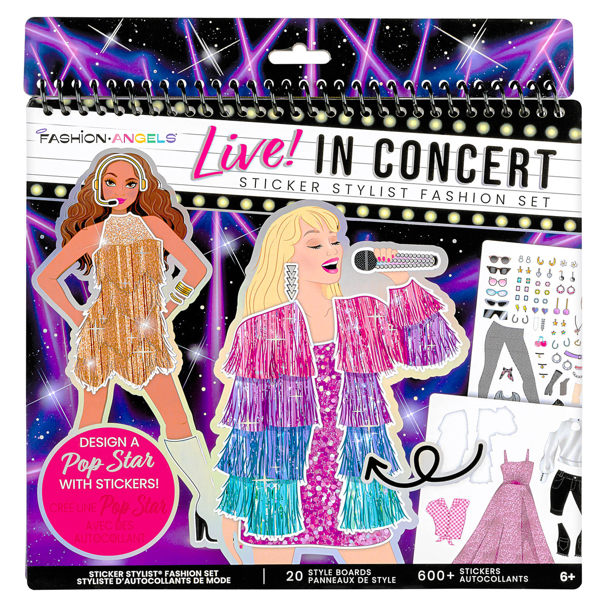 Live! IN CONCERT Sticker Stylist – Fashion Angels