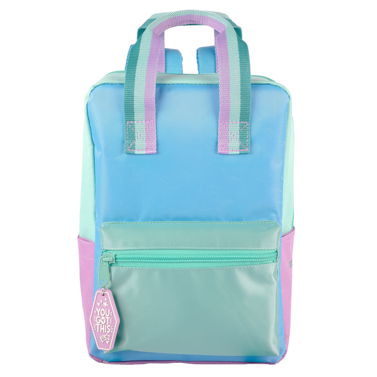 Harlow Colorblock Backpack - Blue/Mint – Fashion Angels